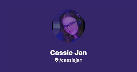 Cassie Jan Instagram Facebook Twitch Linktree