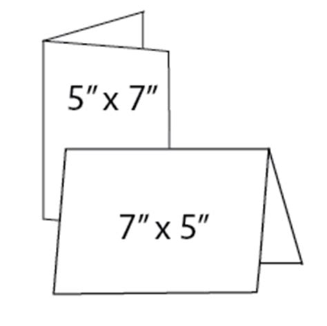 5x7 Folded Card Template