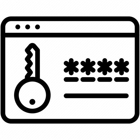 Login Credentials Key Password Web Icon Download On Iconfinder