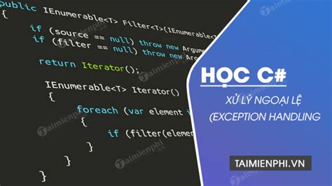 Xử Lý Ngoại Lệ Exception Handling Trong C định Nghĩa Cấu Trúc