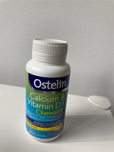 Ostelin Calcium And Vitamin D3 Health And Nutrition Health Supplements