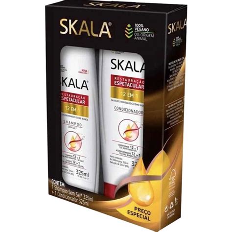Kit Skala restauração espetacular em ml Shopee Brasil