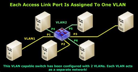 VLANs Access Trunk Links