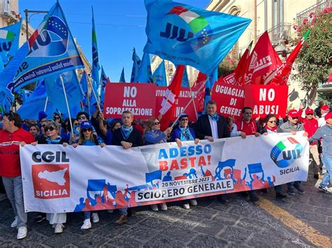 Sciopero Al Nord Per Cgil E Uil Piazze Piene E Adesione Al 75 Il