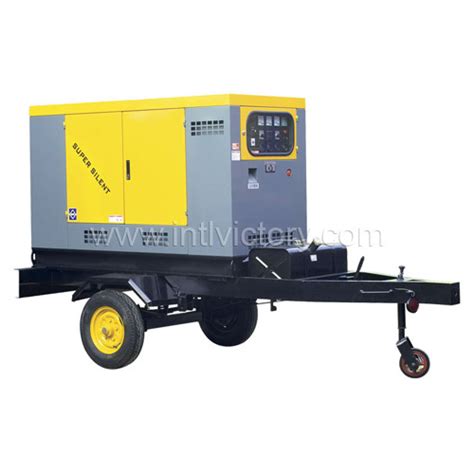 10kva~200kva Soundproof Movable Generator Sets China Generator