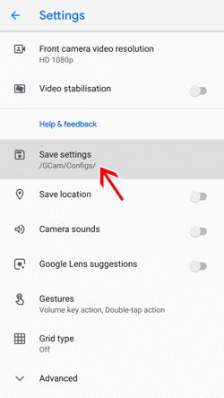 How To Apply Config In Gcam Load And Save XML