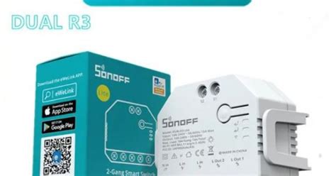 Sonoff Dual R3 Dual Smart Wifi Switch Relay Two Way Power Control