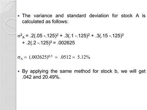 Measurement Of Risk And Calculation Of Portfolio Risk PPTX