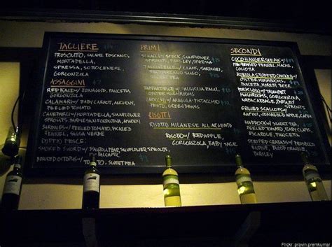 Italian Restaurant Menu Cheat Sheet Arrabiata Vitello And More Menu