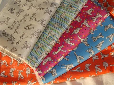 Sew Cute Its Only Sex Fabric Violet Blue ® Open Source Sex