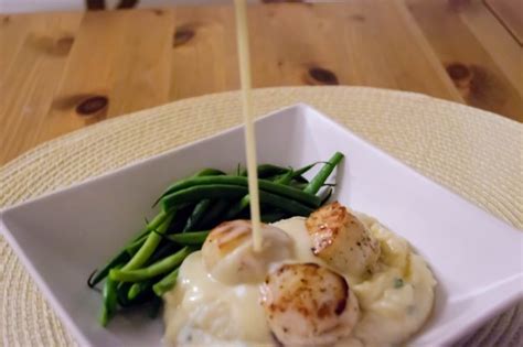 Seared Scallops With Beurre Blanc And Parsnip Puree Blackberry Eating In Late September