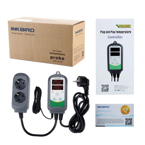 INKBIRD Smart Thermostat Dual Relay Temperature Controller 47 OFF