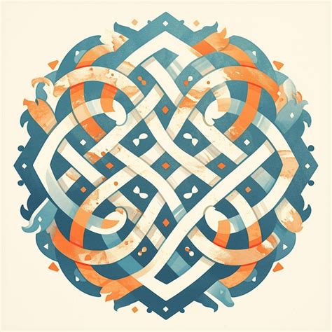 Premium Vector Silk Looms Weave Complex Geometric Patterns