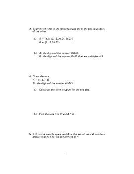 Sets Operations With Sets And Venn Diagrams By Mathamaniacs Tpt