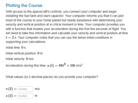 Solved Plotting The CourseWith Access To The Spacecraft S Chegg