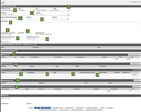 Dispatch Screens Classic View L2l