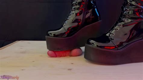Tamy Starly Wedge Boots Cock Ball Trample Porno Videos Hub