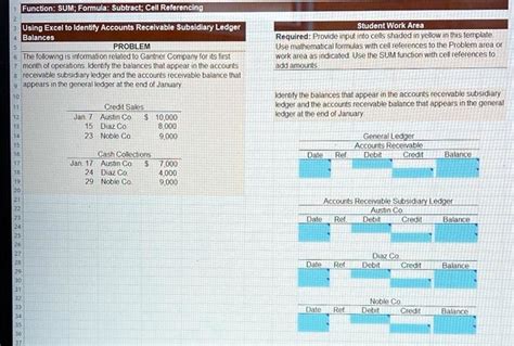 Solved Text Help Function Sum Formula Subtract Cell Referencing