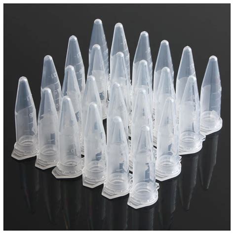 100pcs 15ml Lab Mini Plastic Test Tube Centrifuge Vial Snap Cap