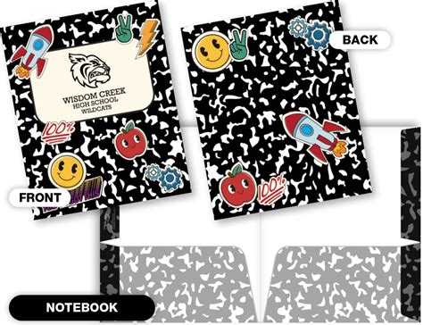 Personalized Folders School Datebooks