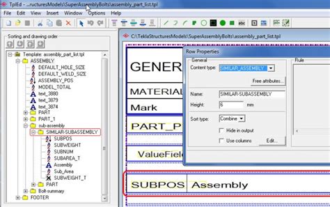 Similar Assemblies In Templates Tekla User Assistance