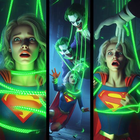 Supergirl Captured And Bound By The Jokers By Necromancer Rev On