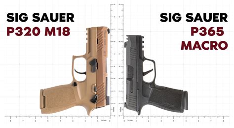 Sig Sauer P320 M18 Vs Sig Sauer P365 Xmacro Gunexplore
