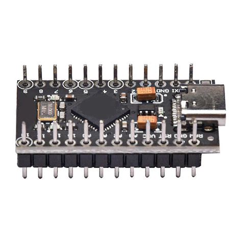 Atmega32U4 Type C Mini Usb Pro Micro For Atmega32U4 3 3V 16Mhz Module With 2 Row Pin Header For