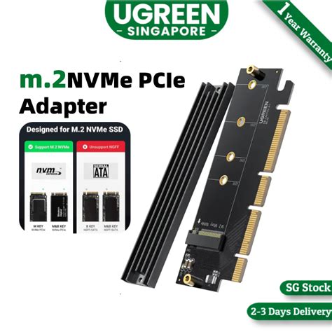 Ugreen Nvme Pcie Adapter M Ssd To Pcie X X X Card With Heat Sink M Pcie Adapter