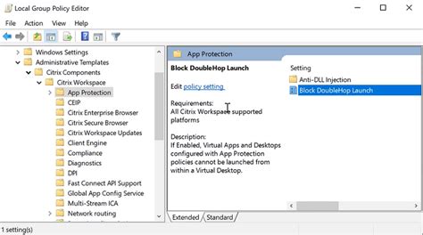 Configure App Protection Citrix Workspace App