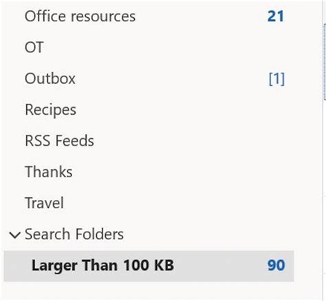 How To Free Up Space By Deleting Large Email Messages In Microsoft Outlook TechRepublic