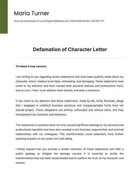 Example Character Reference Letter For Court From Wife Pdf