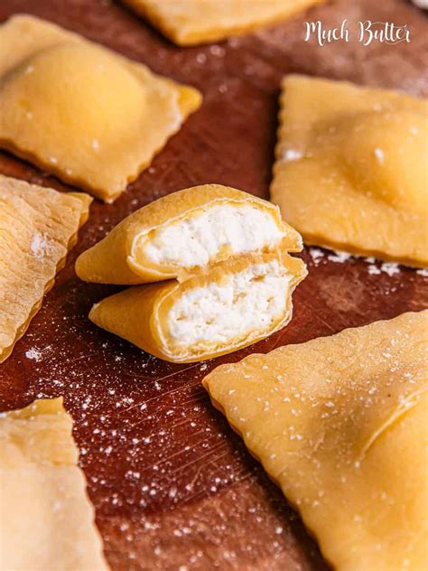 Homemade Ravioli Ricotta From Scratch Much Butter