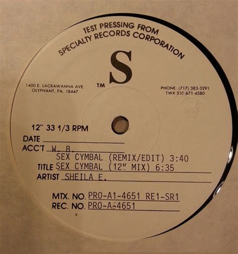 Sheila E Sex Cymbal Vinyl Discogs