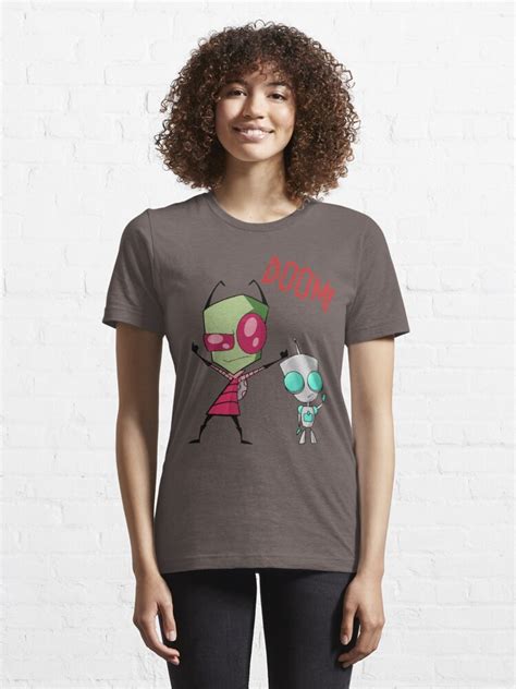 Invader Zim And Gir Doom T Shirt For Sale By Thepeacemaker Redbubble