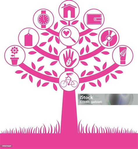 Women Equilibrium Tree Stock Illustration Download Image Now Adult