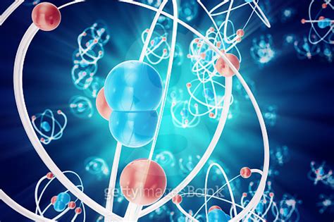 Abstract Atom Background Chemistry Model Of Molecule Atoms And