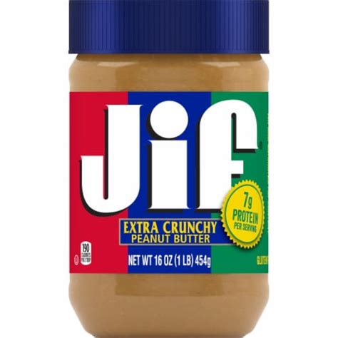Jif Extra Crunchy Peanut Butter Oz QFC