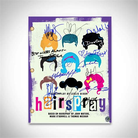 Hairspray 2007 Script Limited Signature Edition Rare T