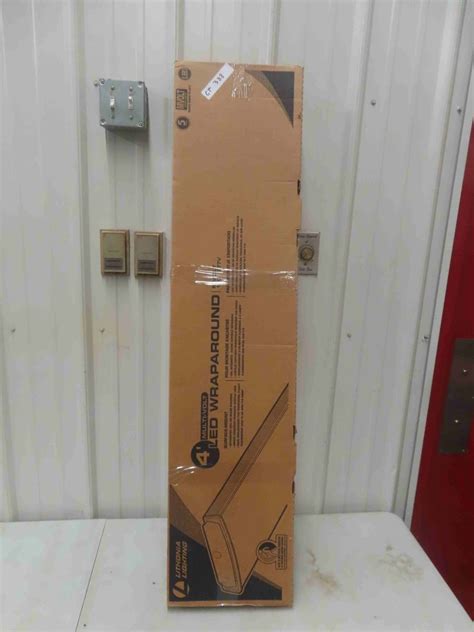 New Led 4 Light Fixture Mcsherry Auction Service Ltd