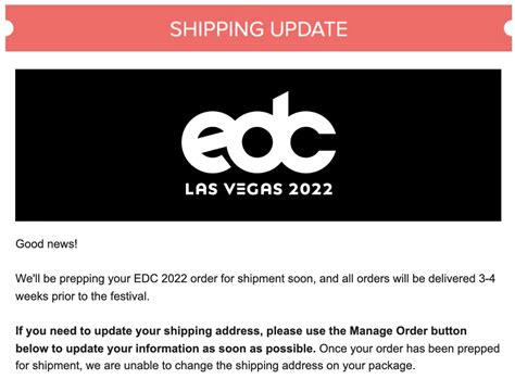 Edc 2022 Shipping Labels Being Created 🕵🏼 Raves