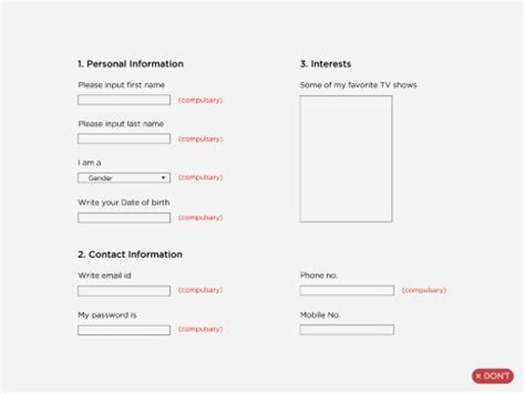 7 Tips And Tricks For Designing User Friendly Web Forms MindK