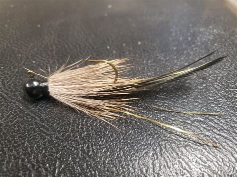 Thomas Custom Hair Jigs Naturalblack 18 Oz Fat Bass Custom Baits