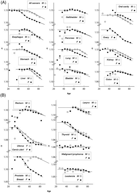 Agedependence Of The Number Of Cells Survived At Cell Division