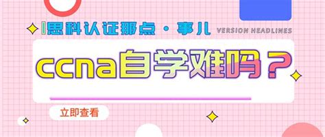 Ccna学习指南ccna自学难吗？ Csdn博客