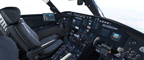 Jd´s Crj 700 Cockpit Black Creme Released Aircraft Microsoft Flight
