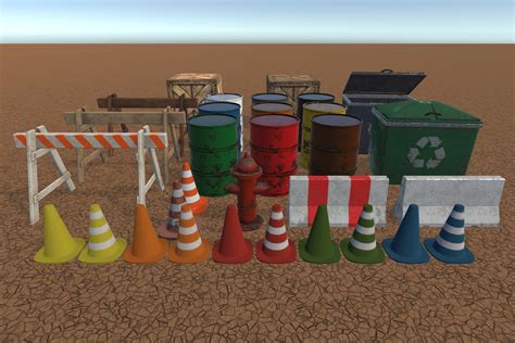 Street Prop Items 3d 외부소품 Unity Asset Store