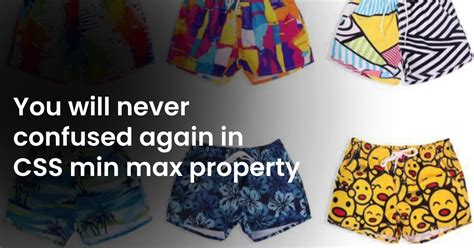 what is css min max actually