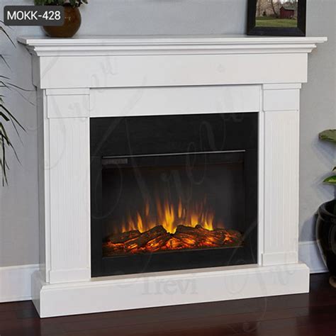 Hand Carved White Marble Fireplace Mantel Manufacturer Mokk 428 Trevi