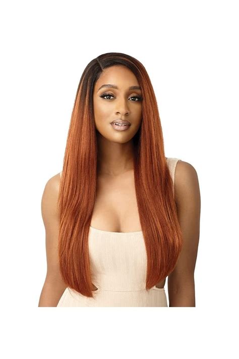 Outre HD Lace Front Wig ELOWIN DRFF Honey Chestnut Lace Front Wigs Wigs Hd Lace